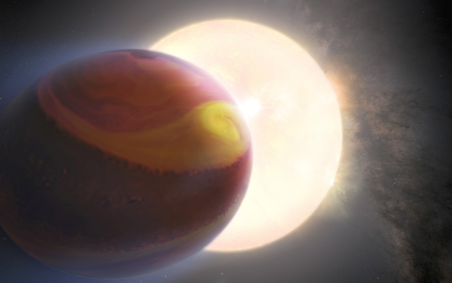 Tähdet ja avaruus: Hubble huomasi eksoplaneetan kaasukehän muuttuvan ...