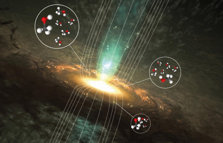 Tähdet ja avaruus: Metanoli kertoo tähtien synnystä