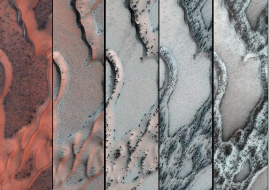 Tähdet ja avaruus: Marsin puolimetrinen hiilidioksidijääkerros sulaa ...